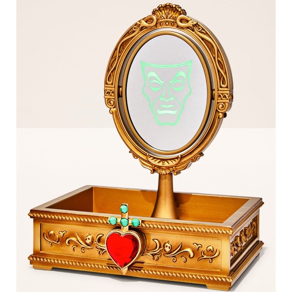 Storage & Organization | New Gold Vanity Mirror With Red Heart Accent ...